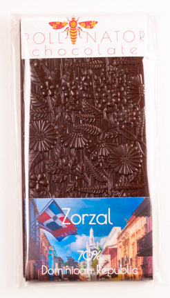 Large Dominican Republic Zorzal 70% Single Origin Bar – Pollinator ...
